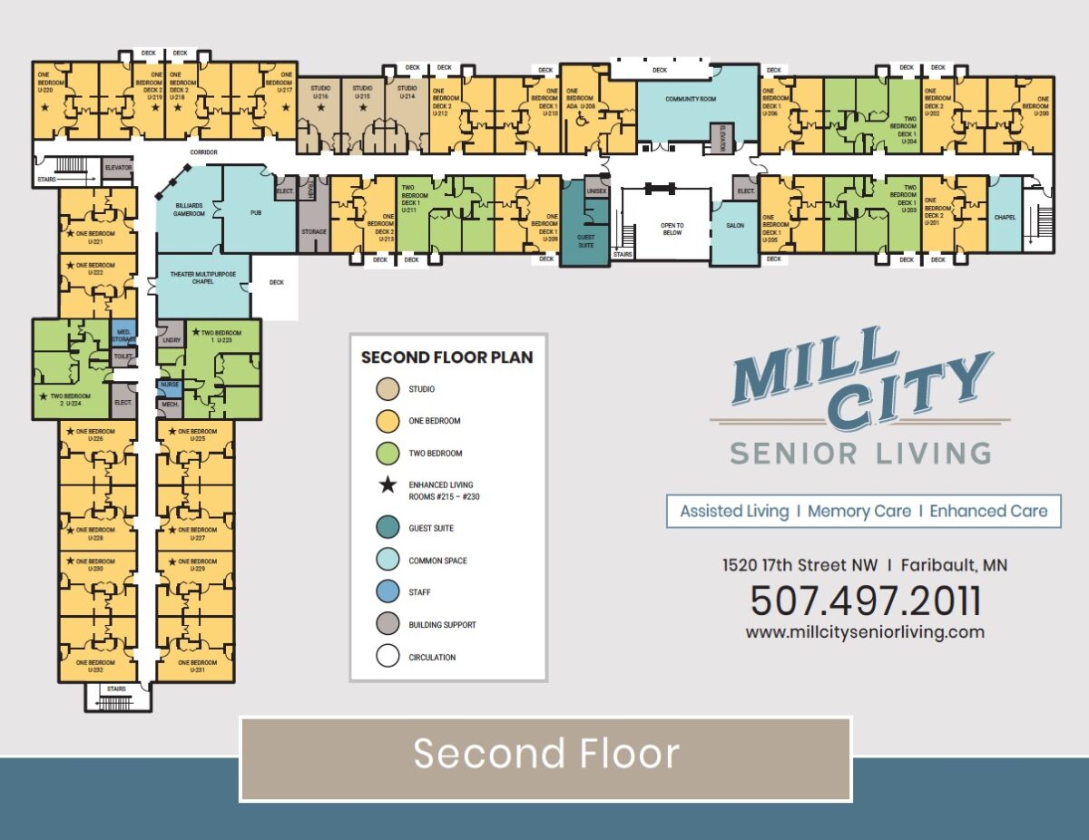 Mill City Senior Living Floor Plans - Faribault MN